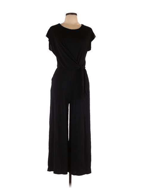 Banana Republic Solid Black Jumpsuit Size S 77 Off Thredup