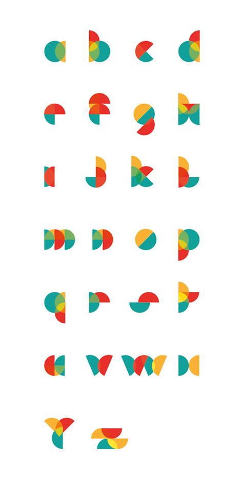 Typography Circle And Semicircle On Behance