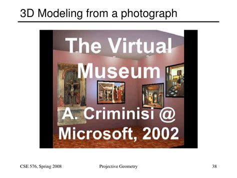 Ppt Projective Geometry Powerpoint Presentation Free Download Id