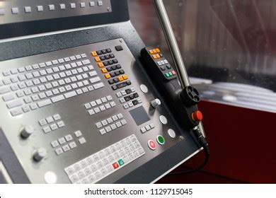 Cnc Machine Control Panel Machining Center Stock Photo Shutterstock