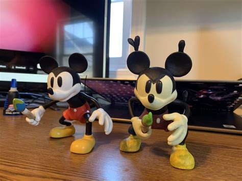 My Custom Scrapper Mickey Made From A Spare Mindstyle Epic Mickey Figure R Disneyepicmickey