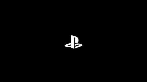 Minimalism Playstation Black Background Logo Consoles Hd Wallpaper