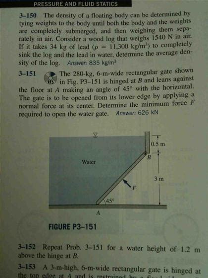 solved the density of a floating body can be determined by