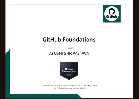 Github Certificates Professionaldevelopment Ayushi Shrivastava