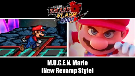 Ssf2 Mods M U G E N Mario New Revamp Style Youtube