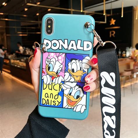 Для Iphone Xs Max милый мультяшный чехол Дейзи Дональд мягкая задняя крышка для Iphone 8plus X