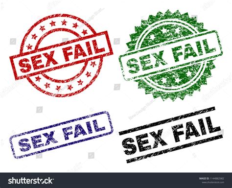 Sex Fail Seal Prints Damaged Texture Stock Vector Royalty Free Shutterstock