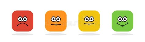 Satisfaction Rating Scale Emotions Smiles Stock Illustrations 43 Satisfaction Rating Scale