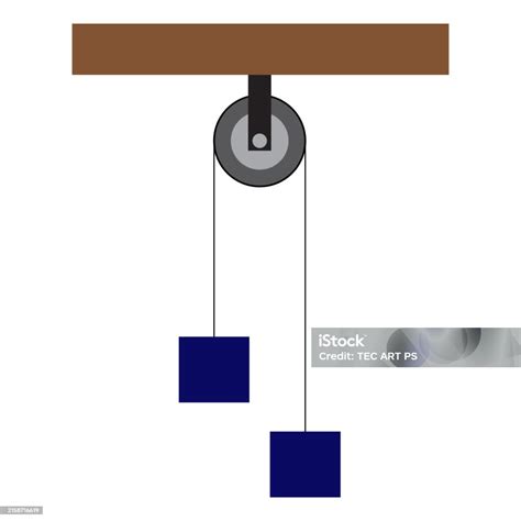 Study Of Physics Pulley Stock Illustration Download Image Now Book Business Finance And