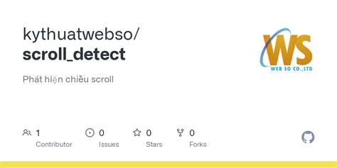 Github Kythuatwebsoscrolldetect Phát Hiện Chiều Scroll