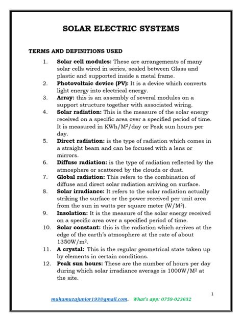 Solar Technology Pdf