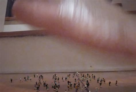 Giant Crushes Crowd