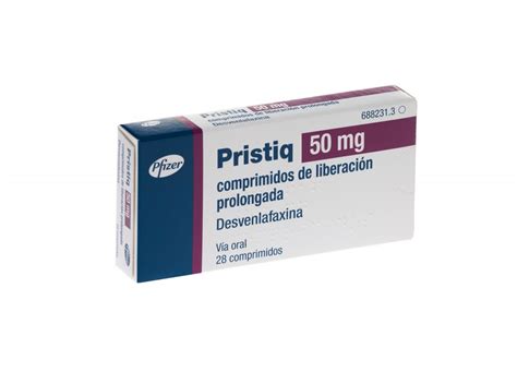 Pristiq 50 Mg Comprimidos De Liberacion Prolongada 28 Comprimidos