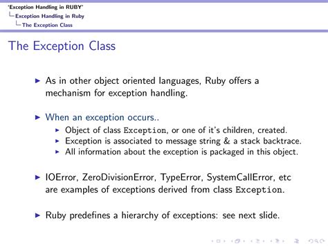 Ruby Exceptions Pdf
