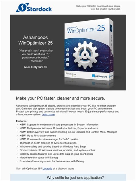 stardock make windows faster leaner and more secure with winoptimizer 25 milled