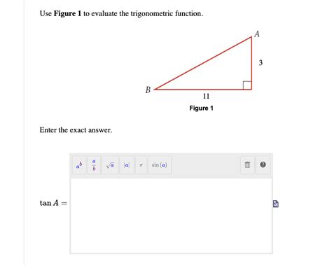 Solved Use Figure To Evaluate The Trigonometric Function Chegg