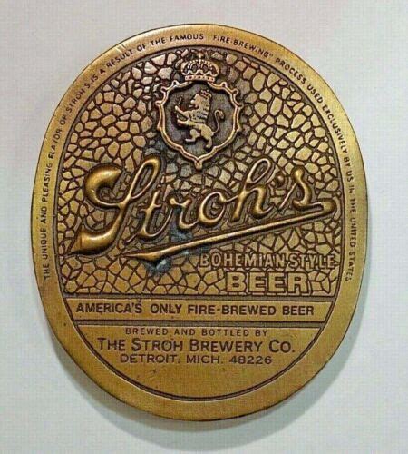 Strohs Bohemian Company Vintage Gem