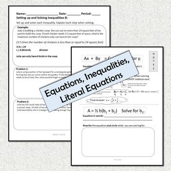 Solving Equations Bundle By Time Flies Teachers Pay Teachers