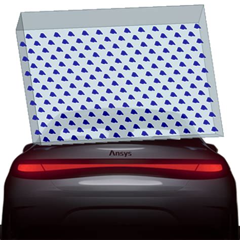 Rear Lamp Design With Speos 3d Texture Ansys Optics