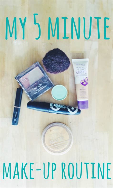 My 5 Minute Makeup Routine Talk Less Say More
