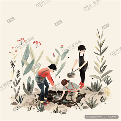 Ai创作图劳动场景插画 挖菜插画 春日种花图 采野菜插画 手绘女主人整理花园 人物劳动场景 劳动女人插画 卡通人物浇水植树节 劳作卡通插画 挖蛤蜊插画 大扫除插画 劳动劳作素材 种地插画 手绘