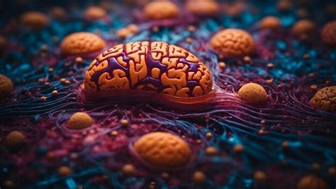 Premium Ai Image Fantasy Futuristic Digital Brain And Connection