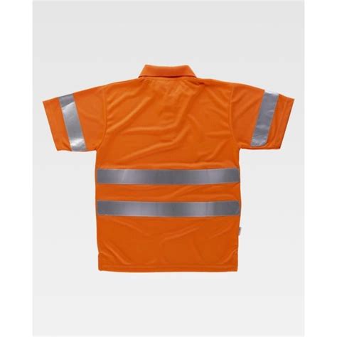 Neon Reflector Short Sleeve Polo Rm Fardas Size S Colour Yellow