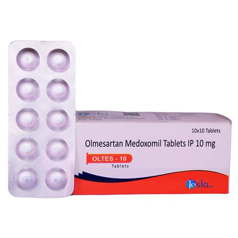 Oltes 10 Olmesartan Medoxomil 10 Mg Nirman Bio Pharma