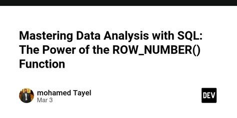 How To Use Rownumber In Sql Codeair Posted On The Topic Linkedin