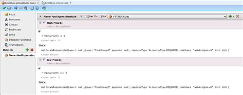 Humantask Assignment Names And Expressions Assignment Via Rules