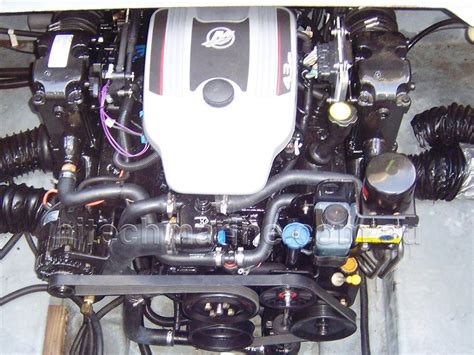 Mercruiser V6 Injected Mpi Engine Repowered Into A Searay 220 An Alpha Drive Hi Tech Marine