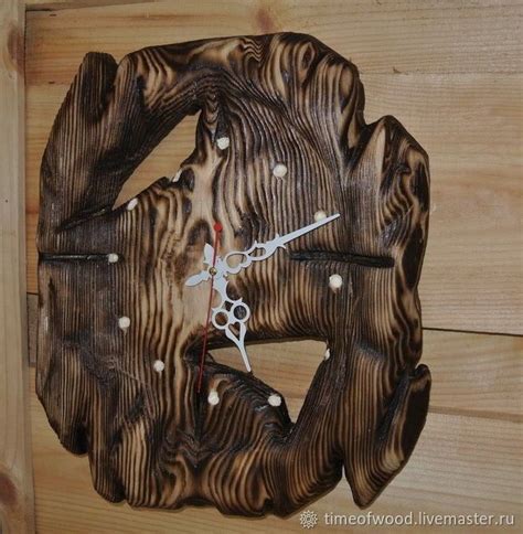 Часы настенные из дерева №4 в интернет магазине на Ярмарке Мастеров Часы классические Санкт