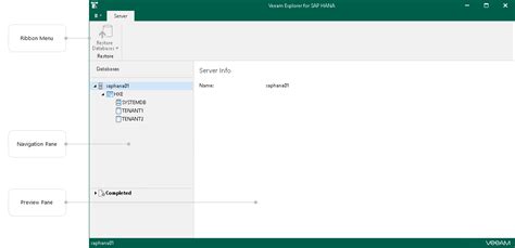 Getting To Know User Interface Veeam Backup Explorers Guide