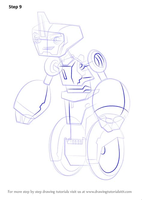 How To Draw Fixit From Transformers Transformers Step By Step