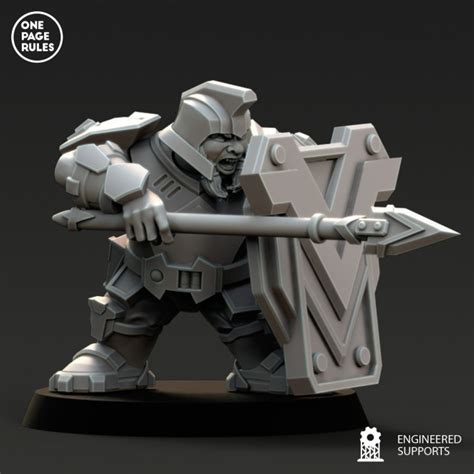 3d Printable Guild Guardians By One Page Rules