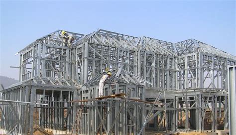 Galvanized Steel Panel Build Light Gauge Framing System Structure At