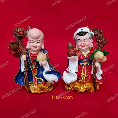 Jual Patung Tu Ti Kong Dan Tu Ti Poh Set T9 Kota Tangerang Hospinart Tokopedia
