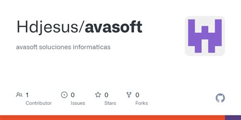 Github Hdjesusavasoft Avasoft Soluciones Informaticas