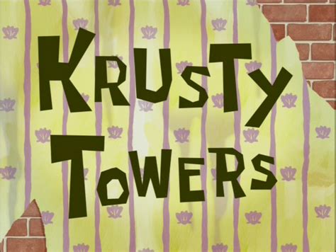 Krusty Towers Spongebob Galaxy Wiki Fandom