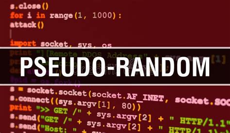 Pseudo Random Concept With Random Parts Of Program Code Pseudo Random