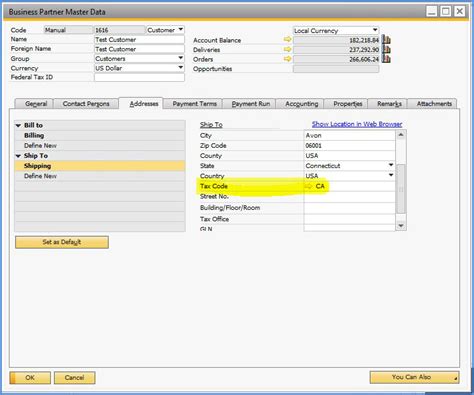 SAP B Settings StarShip