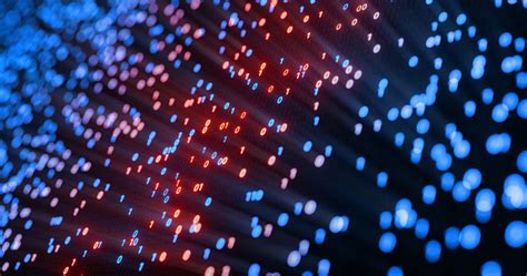 Hacking Red And Blue Digital Binary Code Matrix 01 Background Hacker