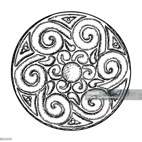 꽃잎과 꽃을 그린 골동품 스타일 패턴 커버 직물 직물 포장지에 대한 바로크 로코코 스타일의 장식 디자인 요소 벡터 0명에 대한 스톡 벡터 아트 및 기타 이미지 Istock