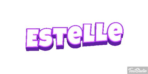 Estelle Name Animated  Logo Designs