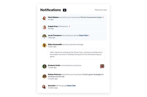 Frontend Mentor Notifications Using Flexbox Coding Challenge Solution