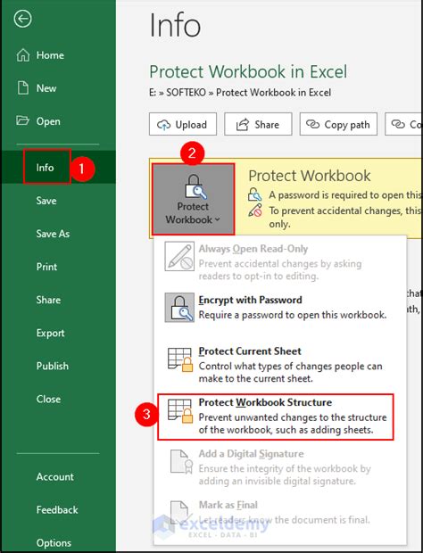 Protect A Workbook In Excel 6 Methods Exceldemy
