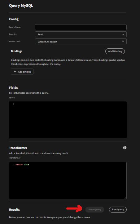 Save Query Button Show Why It Is Disabled · Issue 8523 · Budibasebudibase · Github
