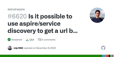 Is It Possible To Use Aspire Service Discovery To Get A Url By The Service Name Locally