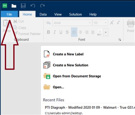 Find The Software Version And License Type Nicelabel Software V2019 Instructions Efficient