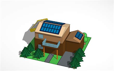 3d Design Eco House Tinkercad